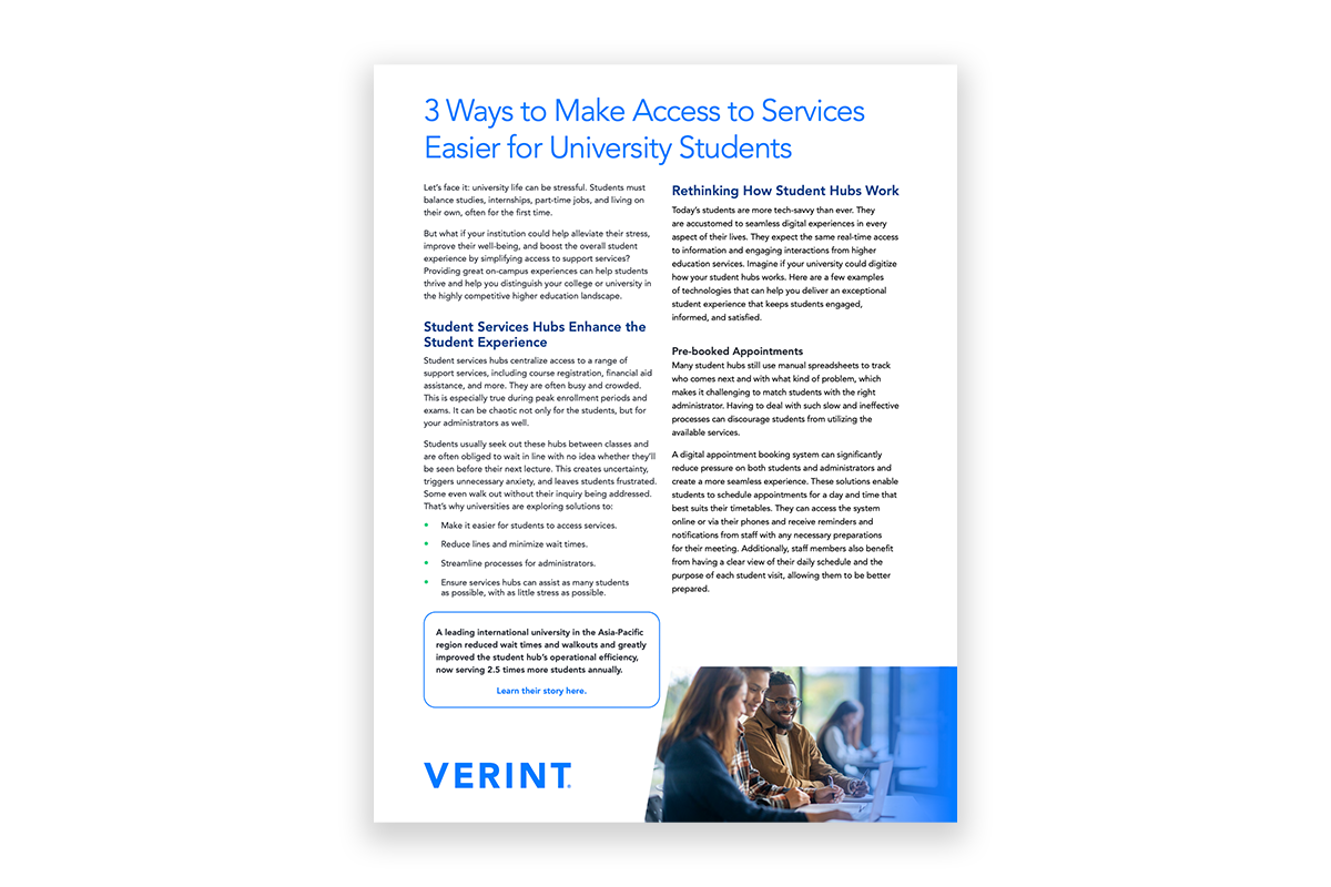 Appointment and Queuing Software | Verint