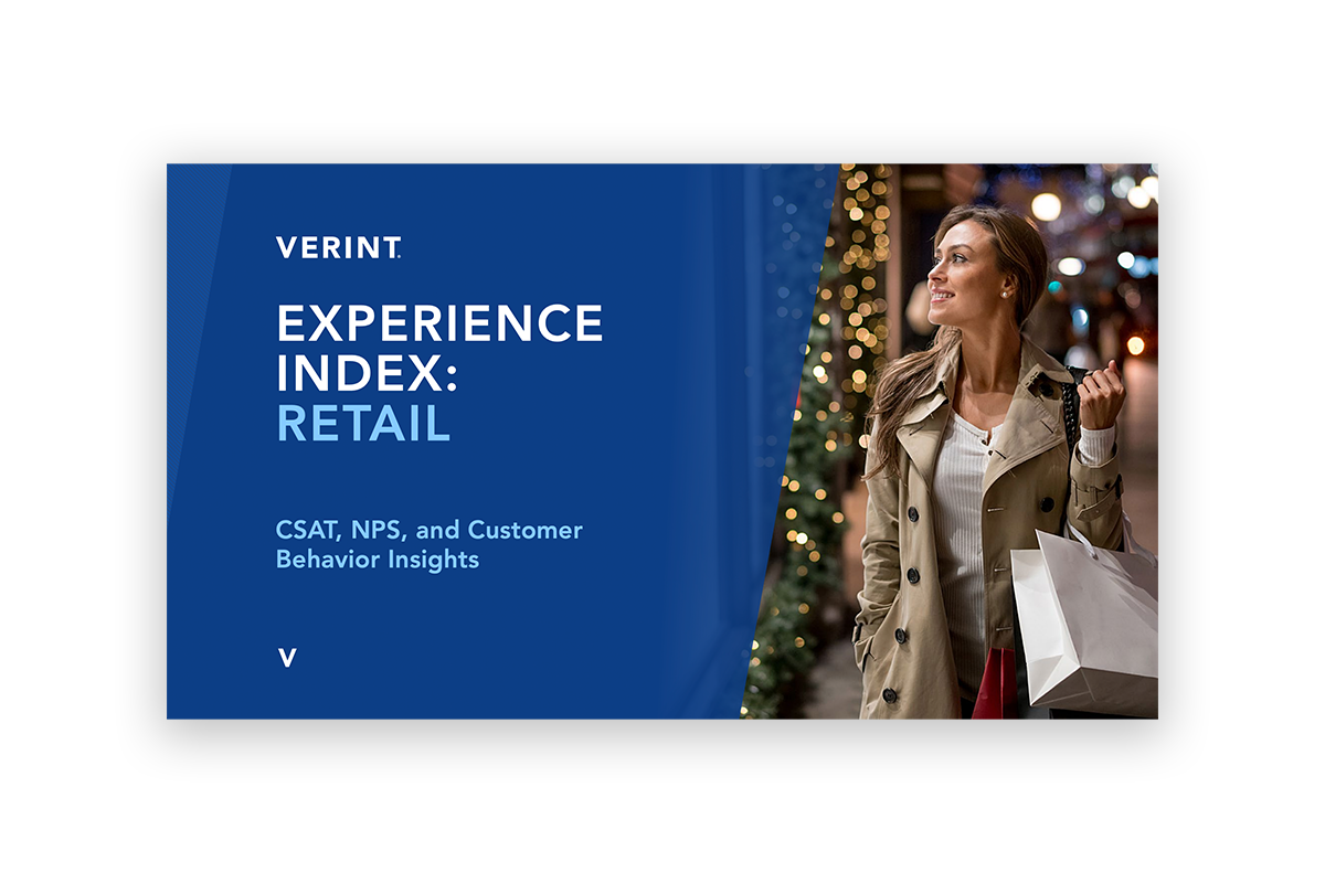 Retail Customer Engagement Solutions - Verint