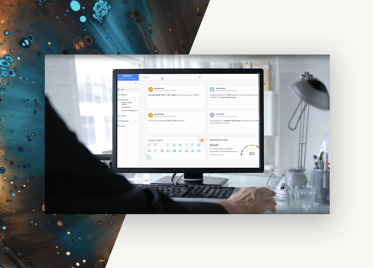 Engagement Data Insights | Verint