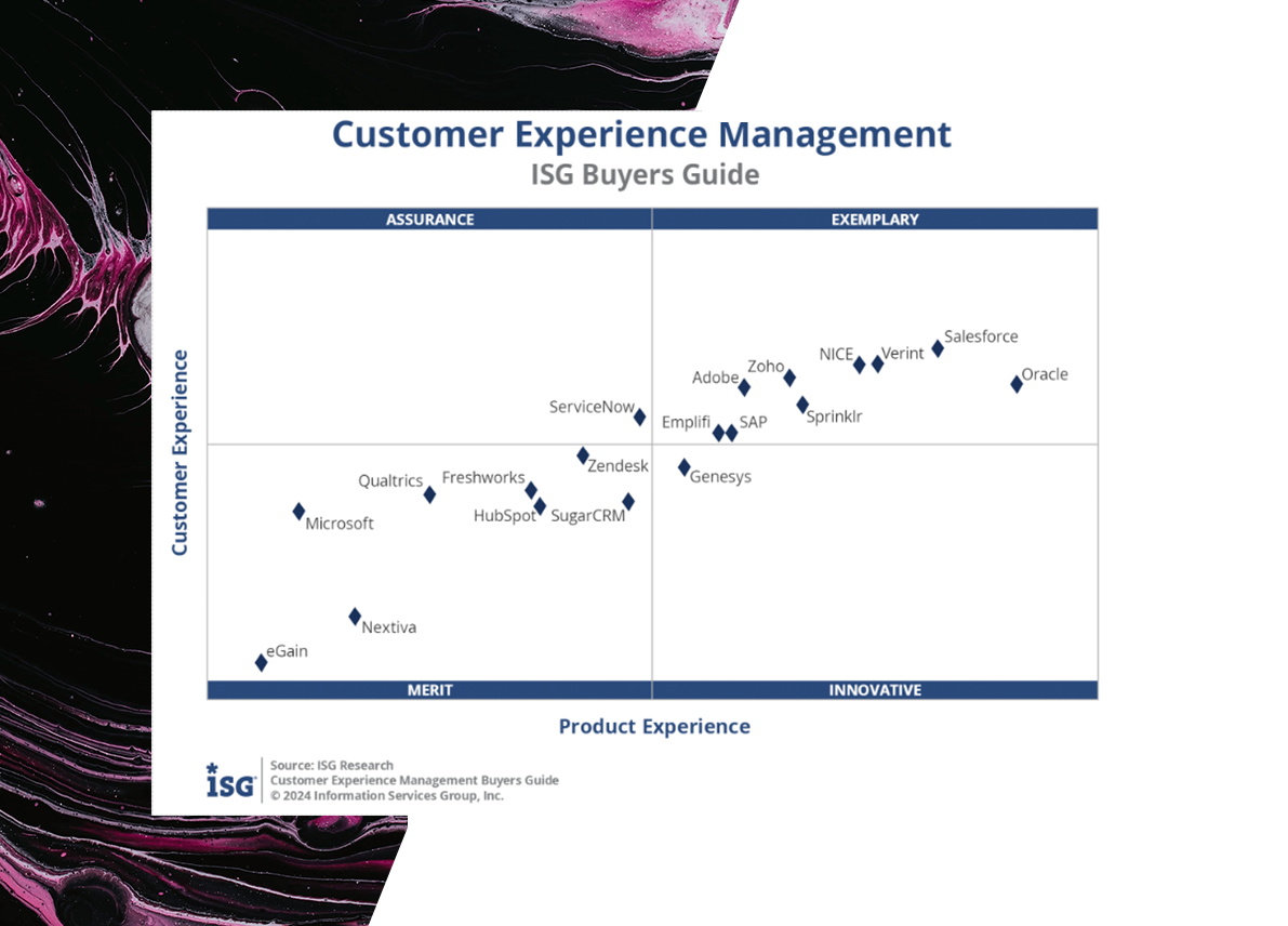 ISG Research: Customer Experience Management Buyers Guide | Verint