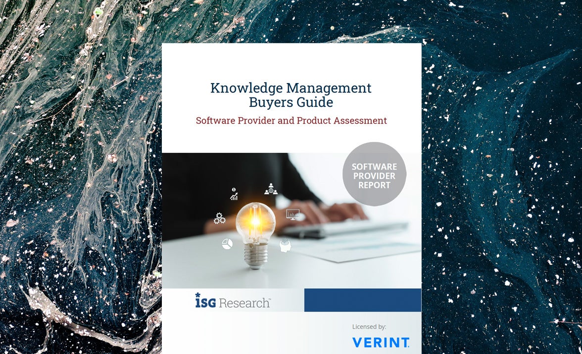 Knowledge Management Solutions - Verint