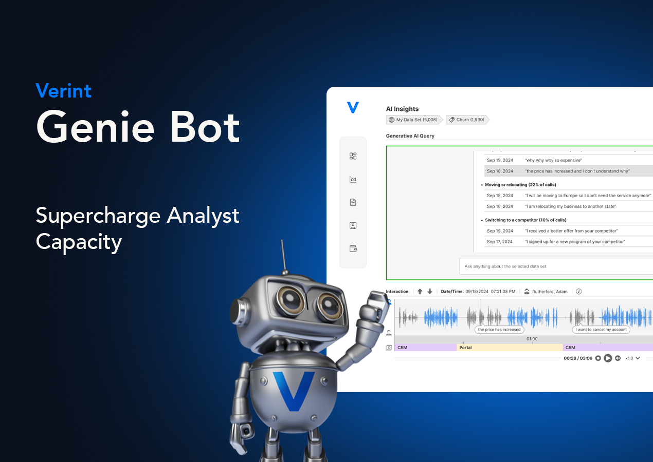 Turn Every Customer Conversation into Action with Verint Genie Bot ...