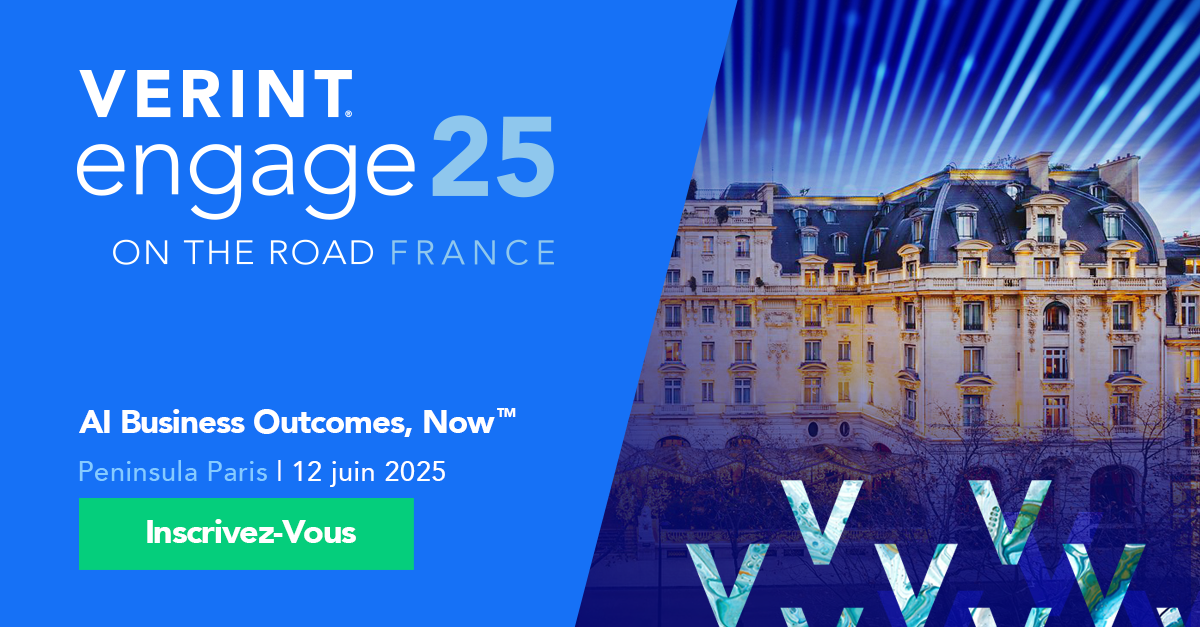 Engage on the Road France 2025 | Verint