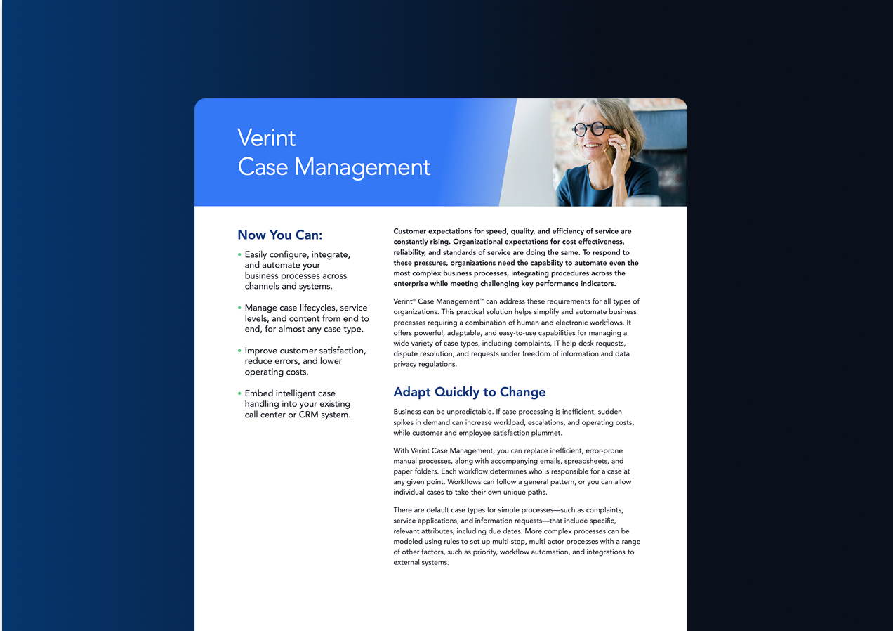 Gain Insight and Automation with Desktop and Process Automation | Verint
