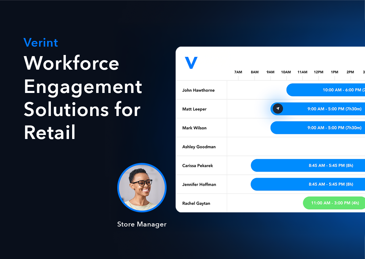 Verint Workforce Management. WFM Made Easy. | Verint