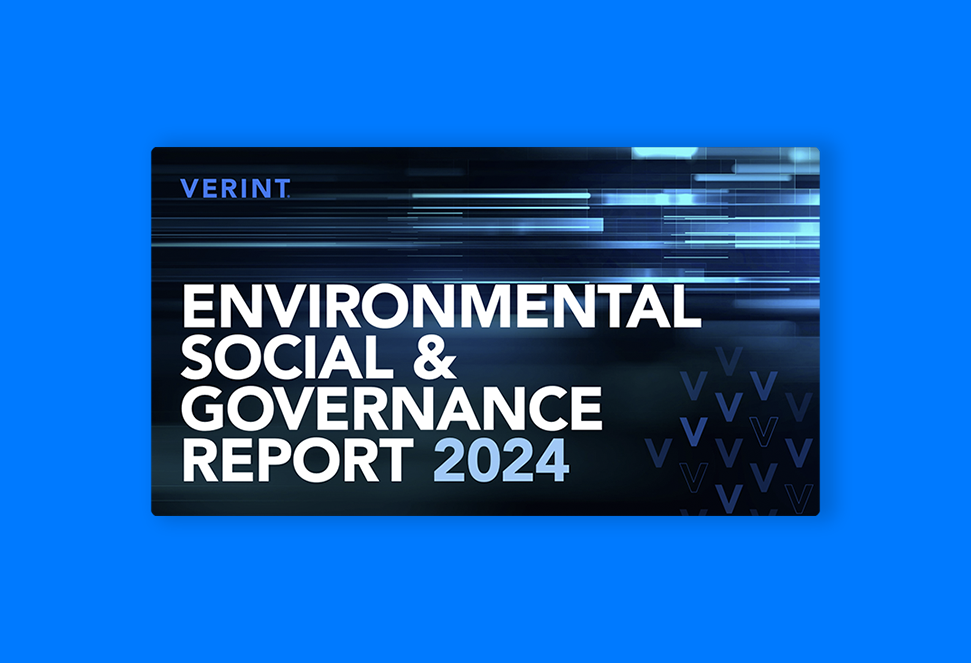 Corporate Responsibility | Verint