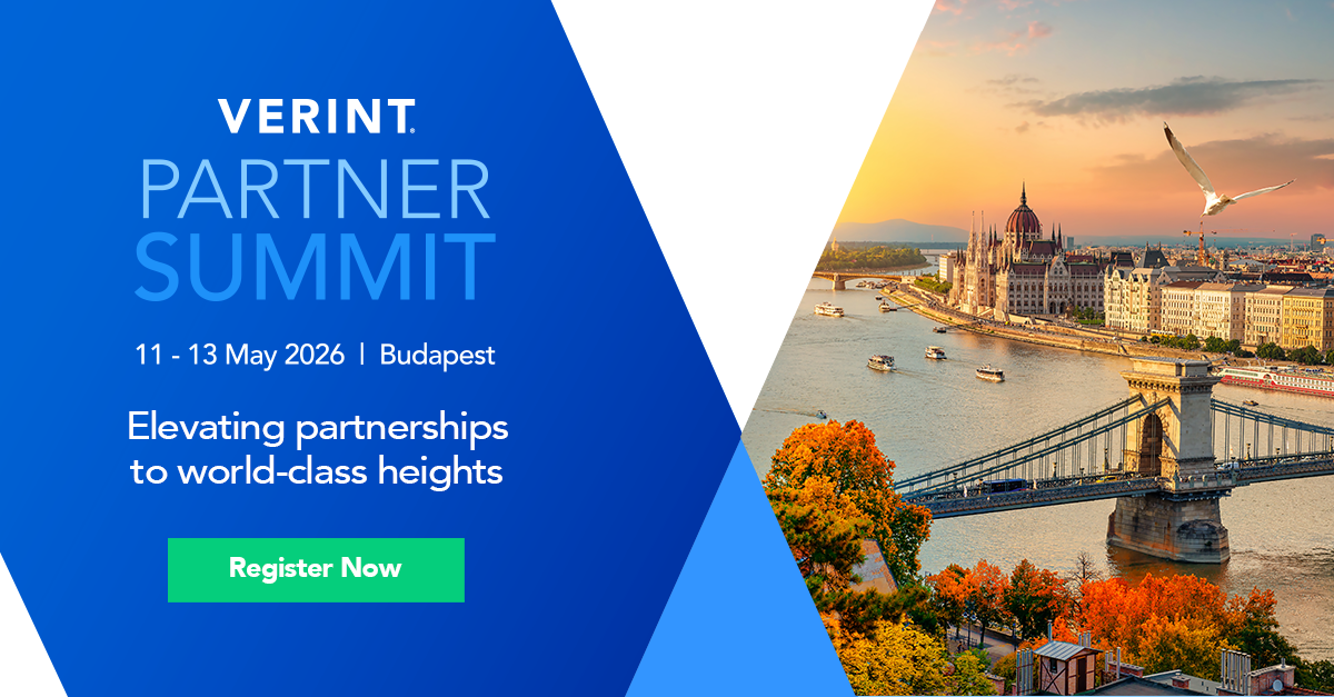 EMEA Partner Summit 2026 (Invitation Only) | Verint