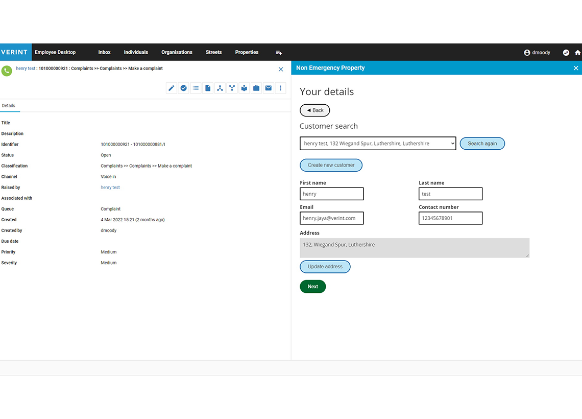 Solutions for 311 | Verint