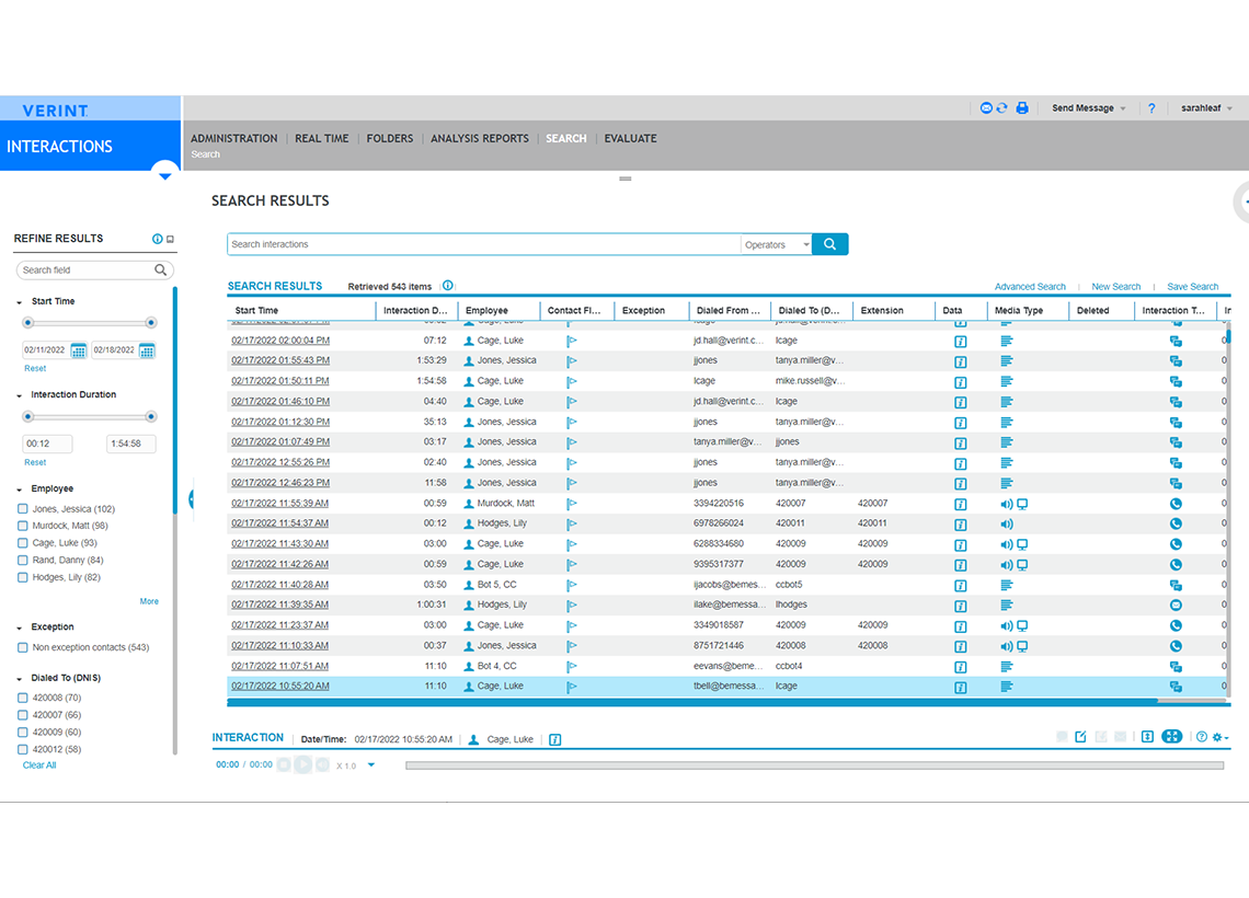 Enterprise Recording | Verint