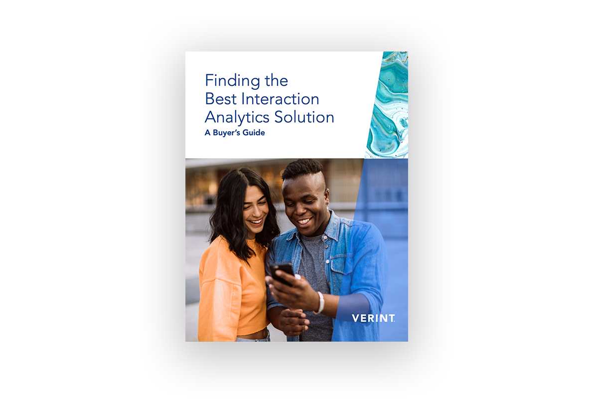 Interaction Analytics | Verint