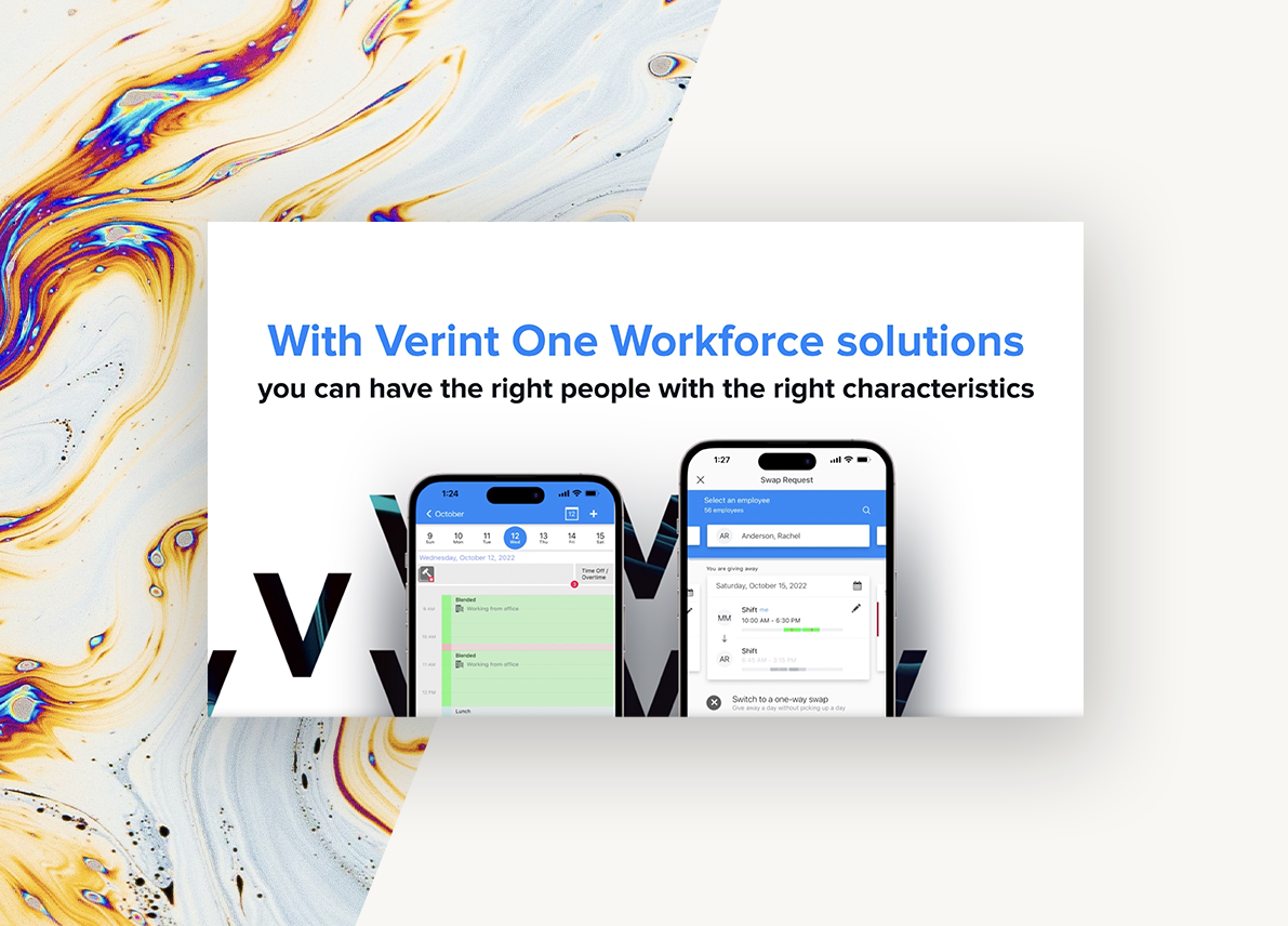Workforce Forecasting And Scheduling Verint